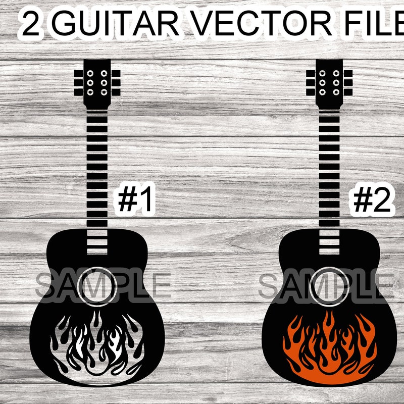 Guitar Svg - Etsy