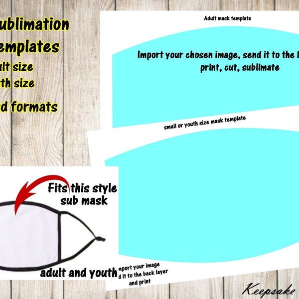 Face Mask Template - Etsy