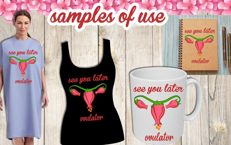 Funny Hysterectomy SVG Cutting File See You Later Ovulator | Etsy