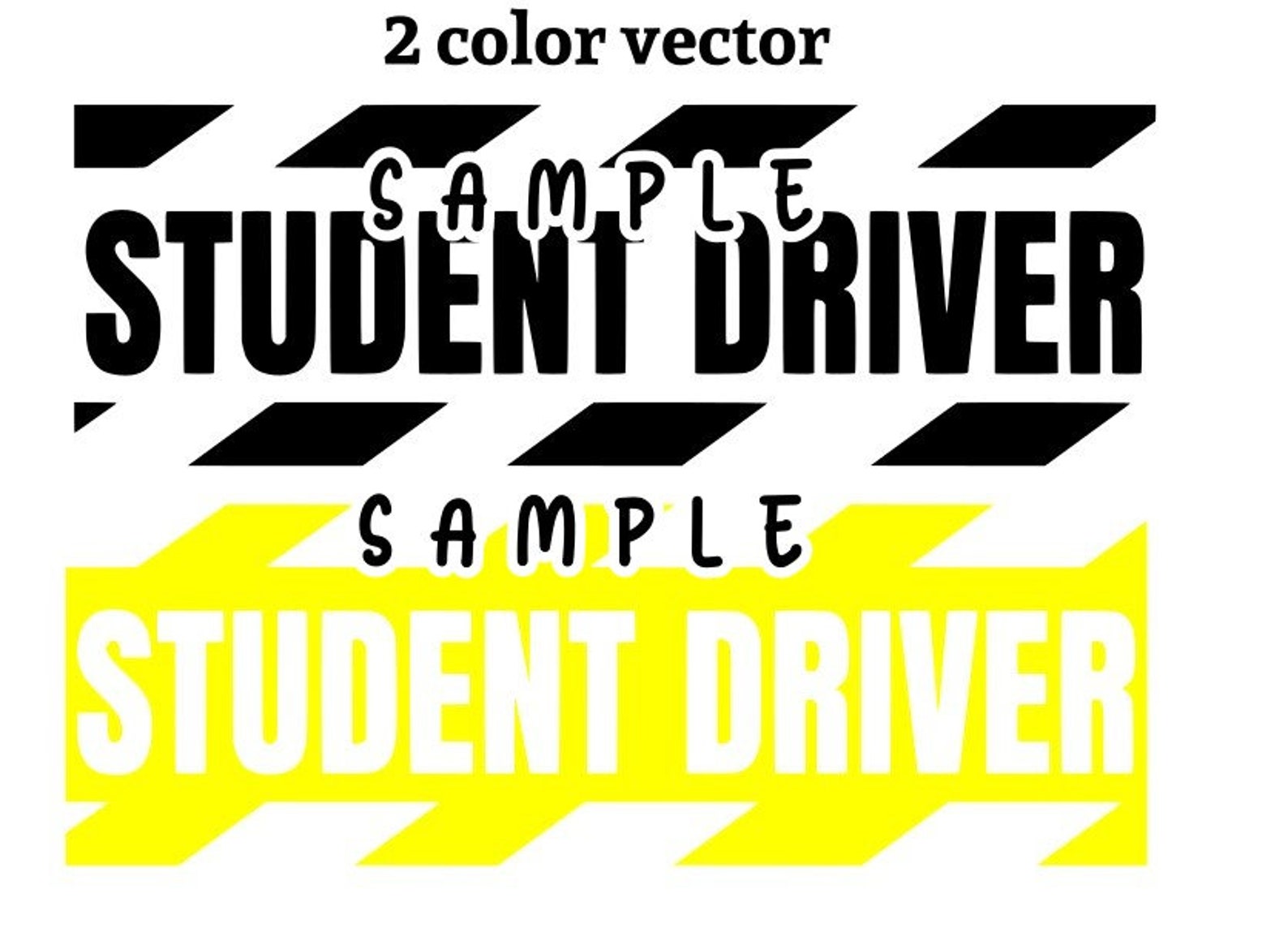 Student Driver SVG File Student Driver DXF File Student - Etsy