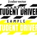 Student Driver SVG File - Student Driver DXF File - Student Driver ...