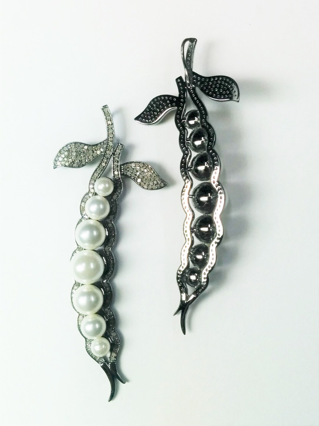 Pearl Diamond Pendants, 925 Silver Pedants, Tamarind Pendants, Handmade ...