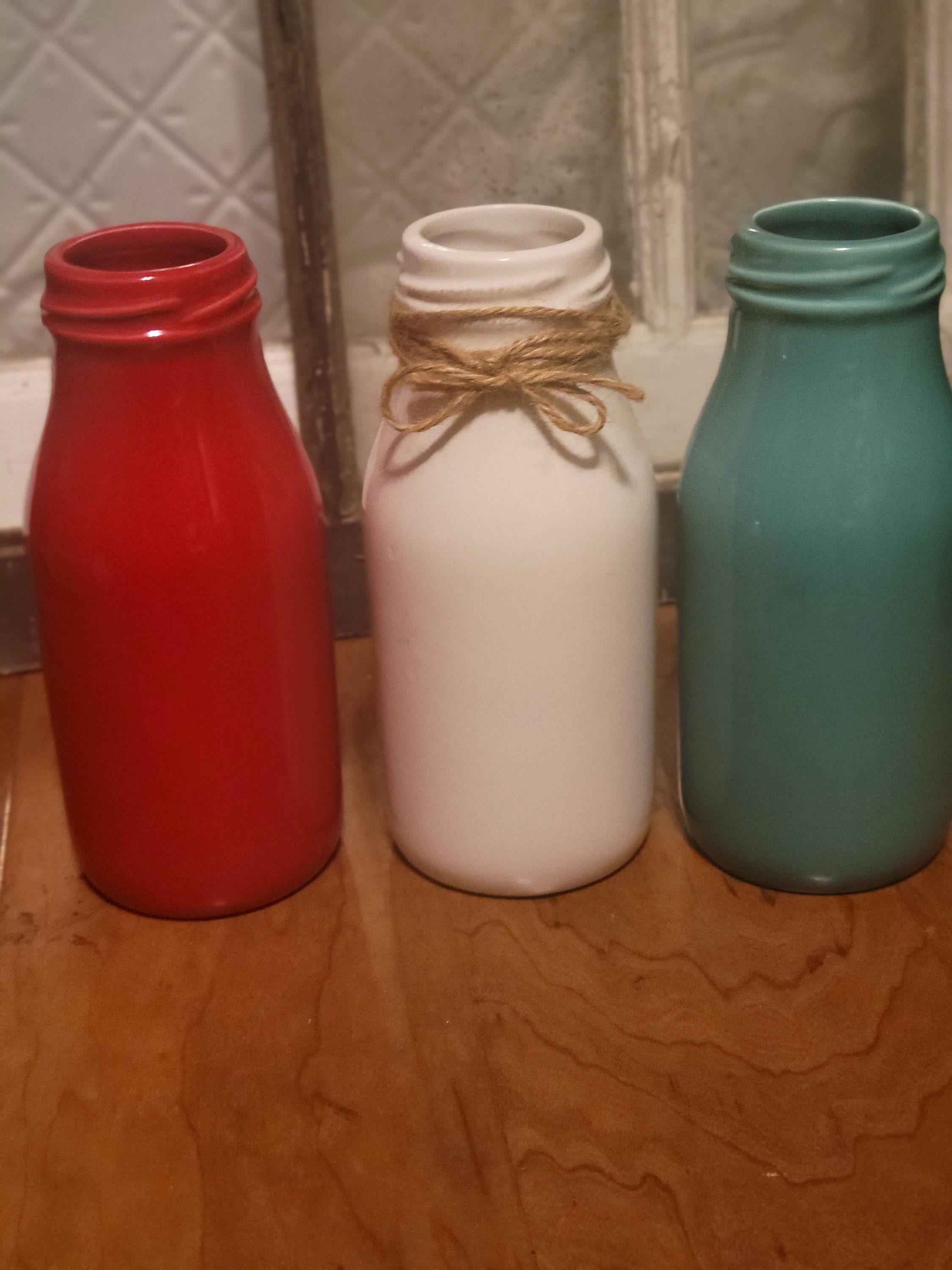Milk Bottle Decor Farmhouse - Etsy