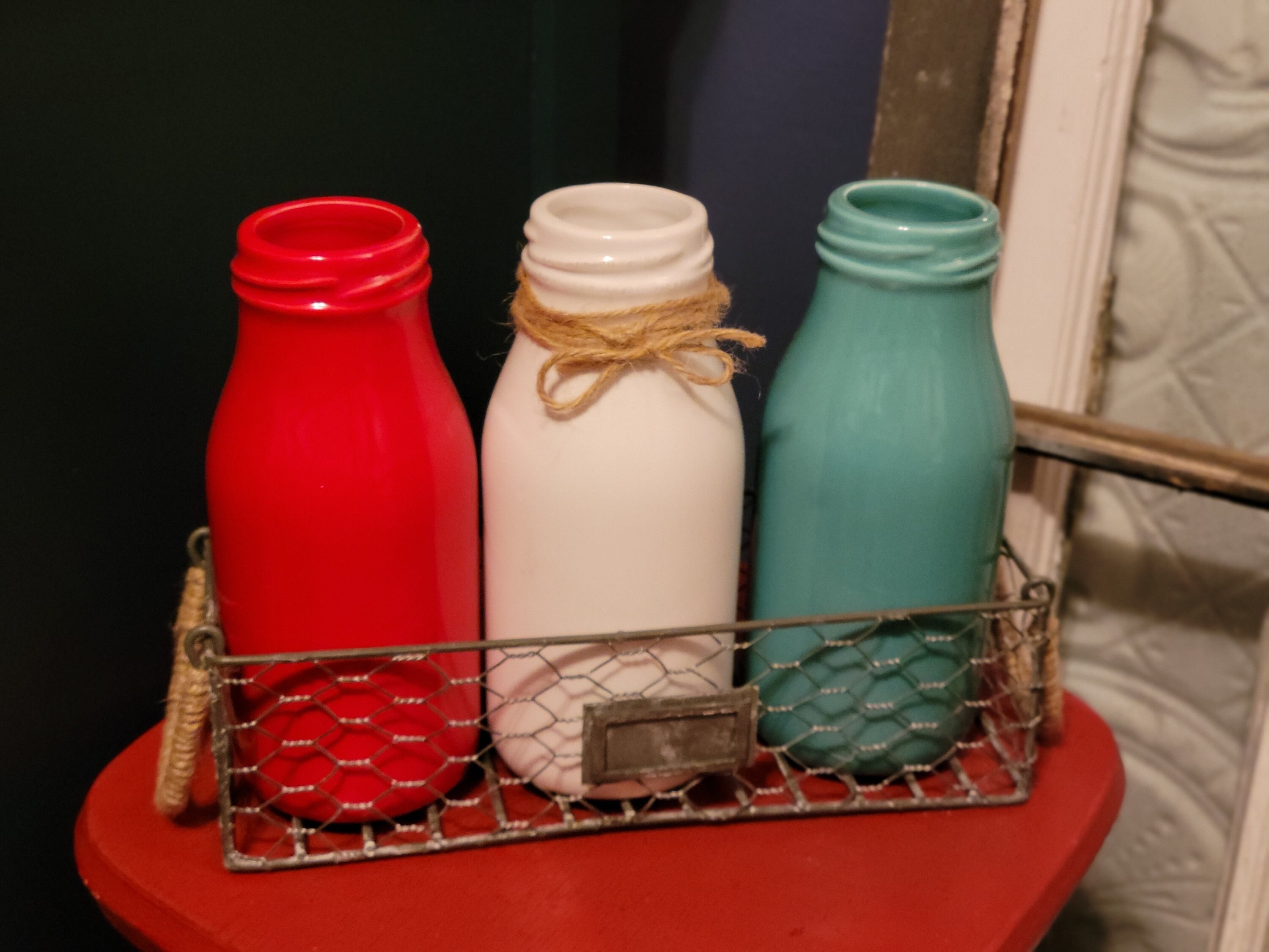Milk Bottle Decor Farmhouse - Etsy