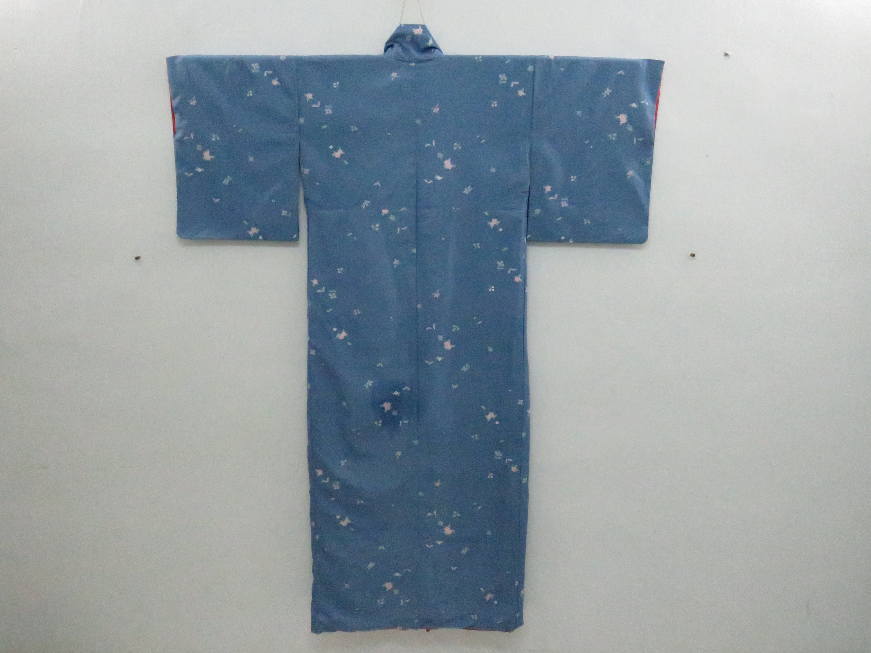 Vintage Japanese Kimono Blue Color Abstract Pattern Kimono - Etsy