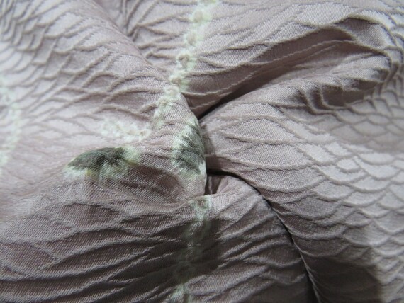Vintage Japanese Jacket haori heather color flower pa… - Gem