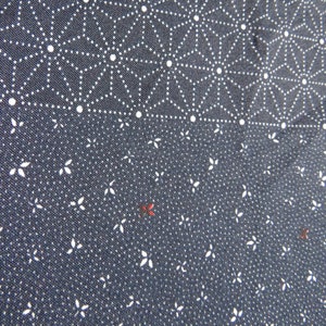 Vintage Japanese Kimono Dark Blue Color Abstract Pattern - Etsy