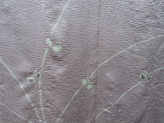 Vintage Japanese Jacket haori heather color flower pa… - Gem