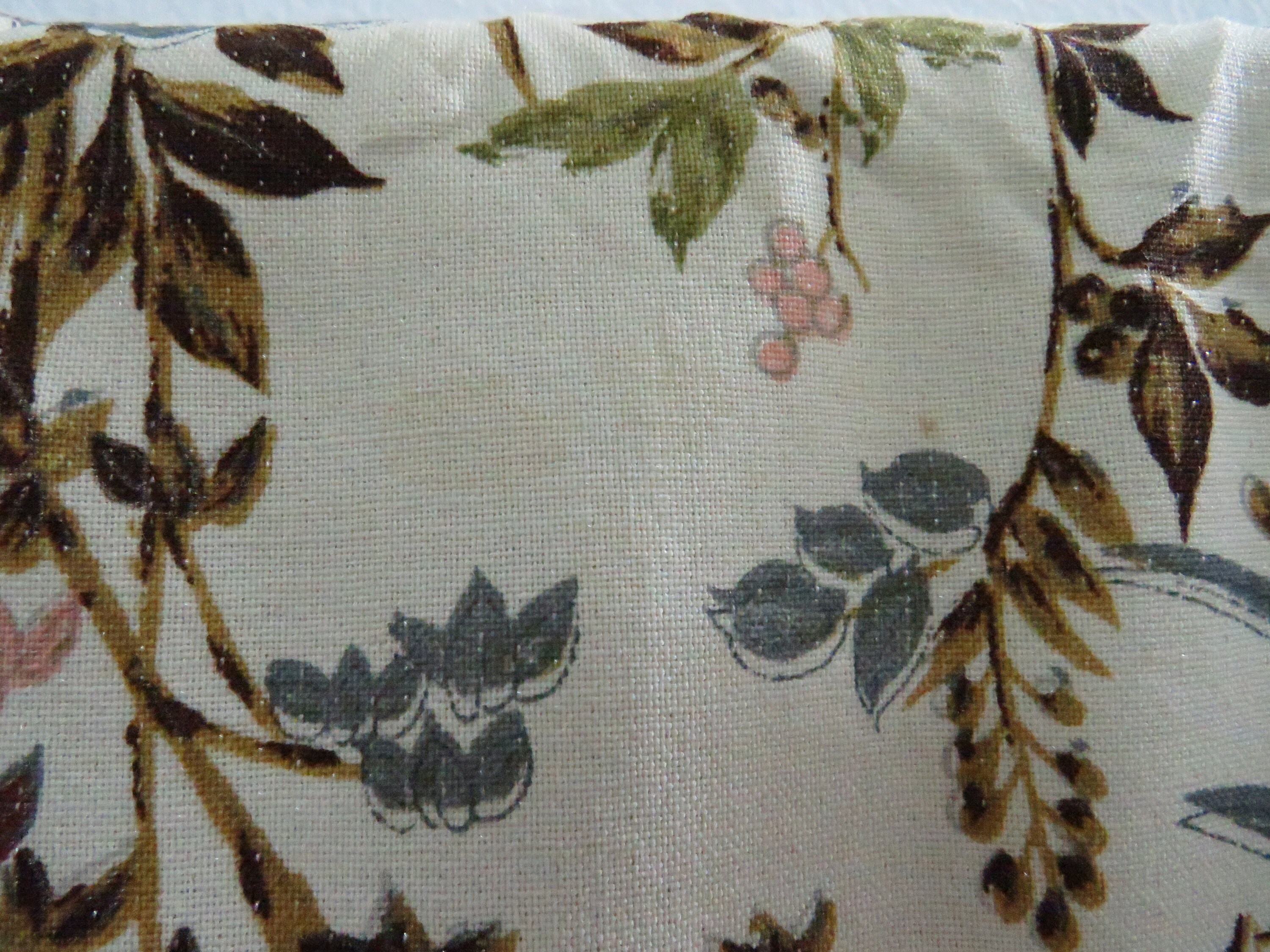 Vintage Japanese cotton haori white color flower pattern | Etsy