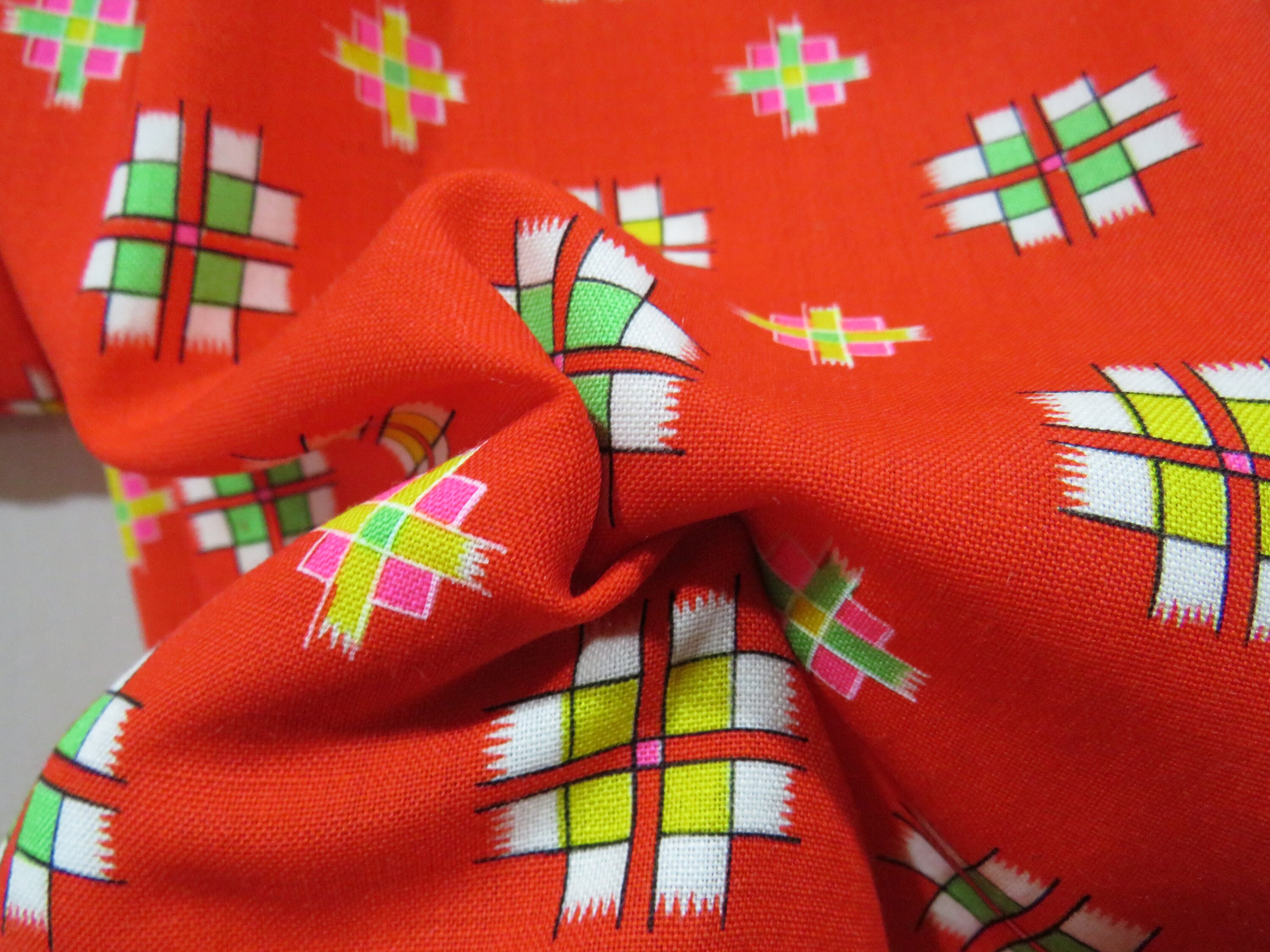 Vintage Japanese Jacket Haori Light Red Color Abstract Pattern - Etsy