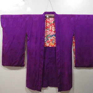 Vintage Japanese Jacket Haori Light Violet Color Abstract - Etsy