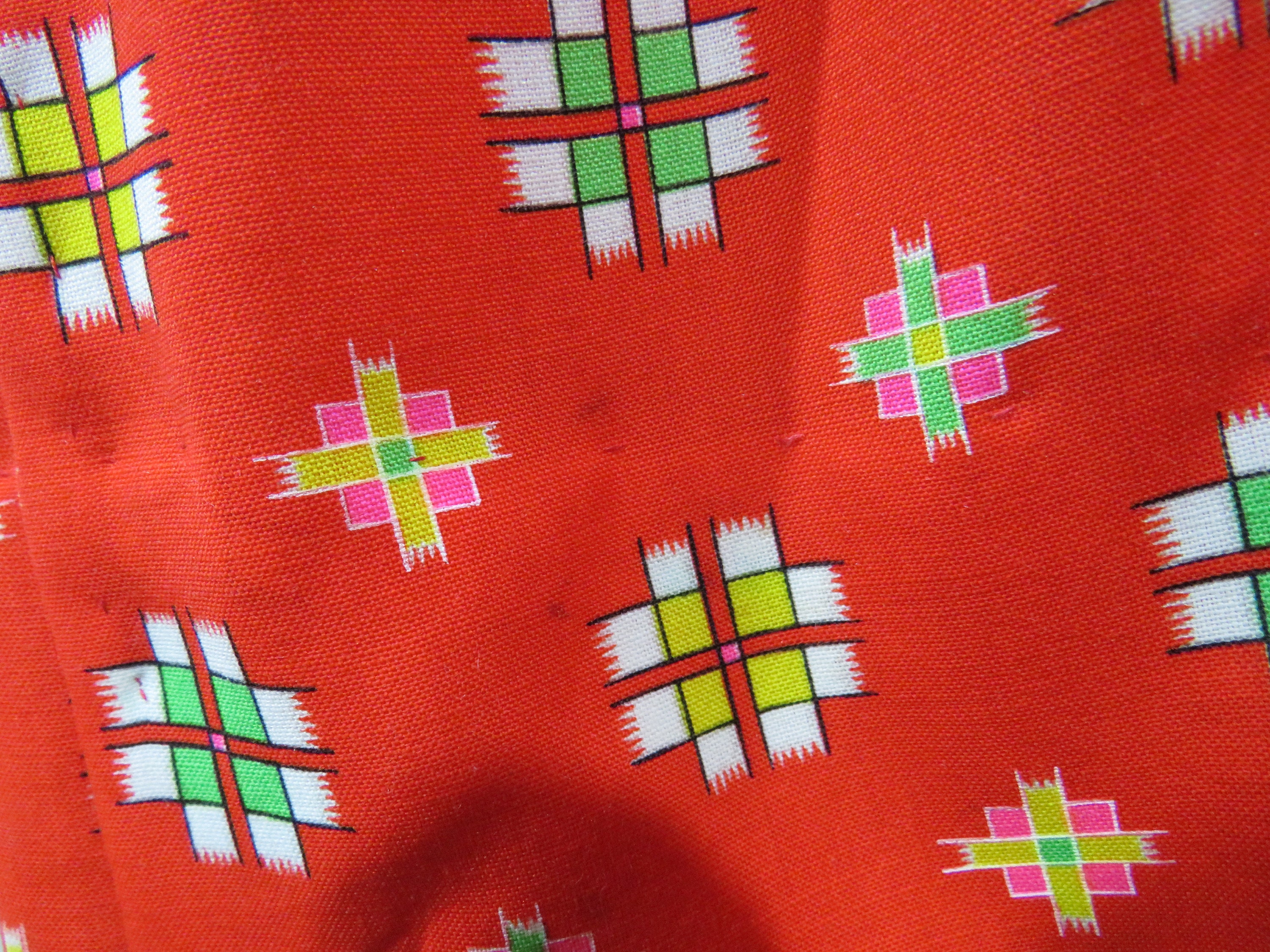 Vintage Japanese Jacket Haori Light Red Color Abstract Pattern - Etsy