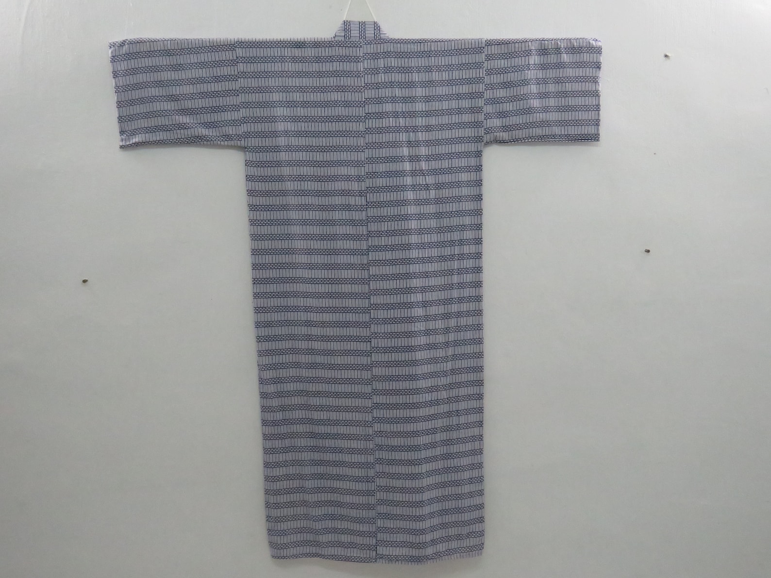 Vintage Japanese Cotton Yukata White Blue Color Abstract - Etsy