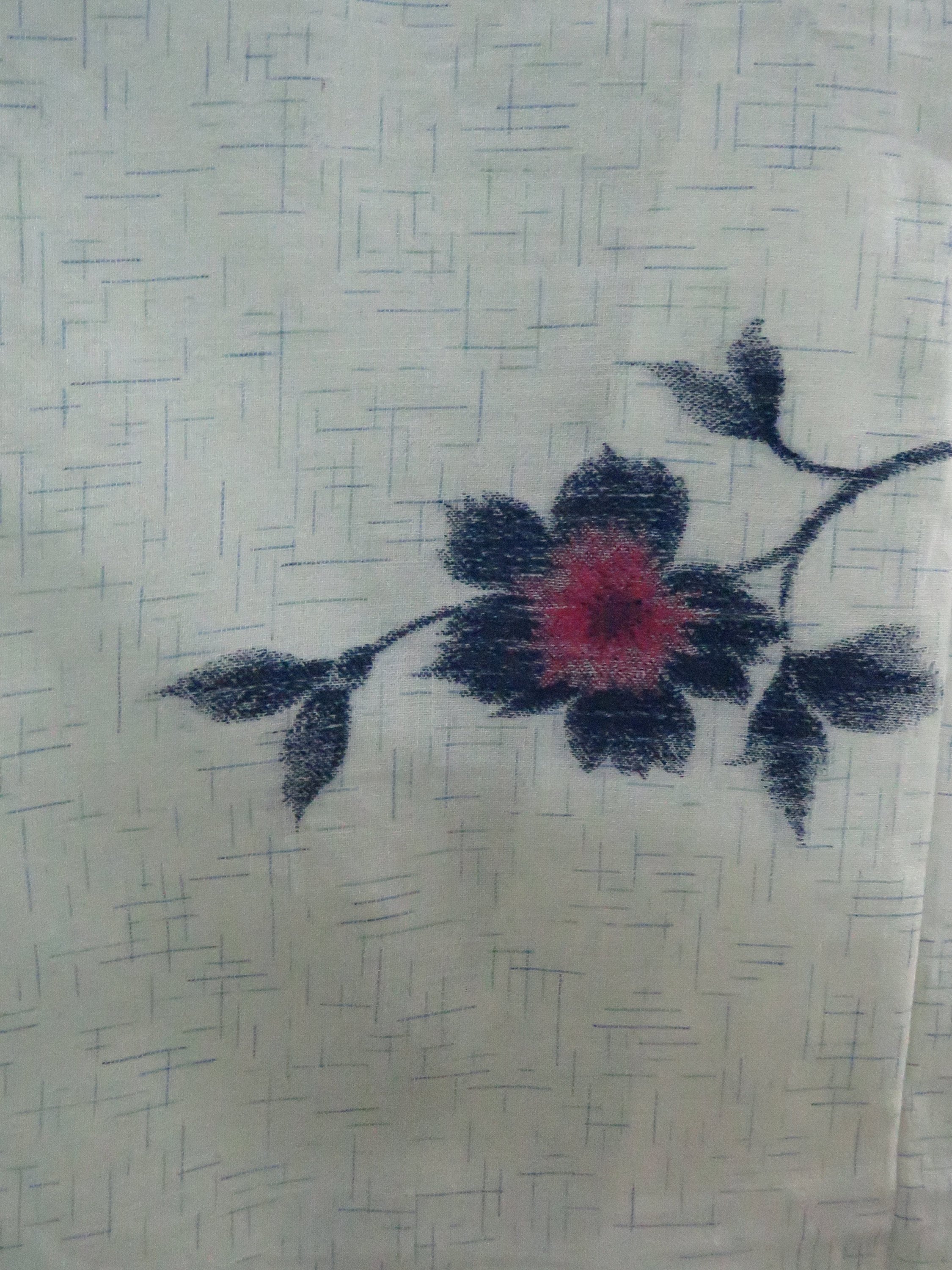 Vintage Japanese Kimono White Color Flower Pattern Kimono Robe - Etsy