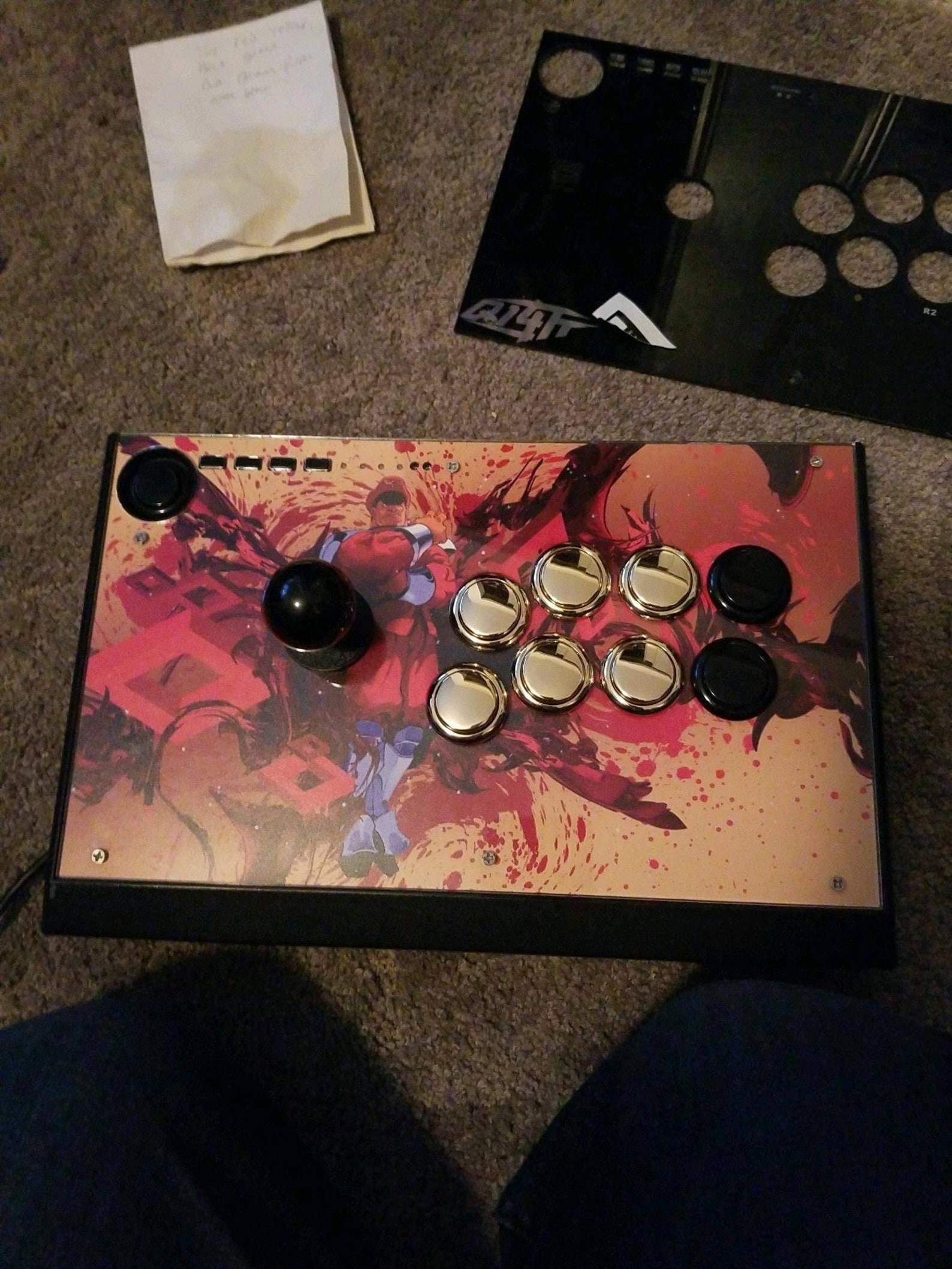Custom Fight Stick Art file Only Does Not Include Print - Etsy