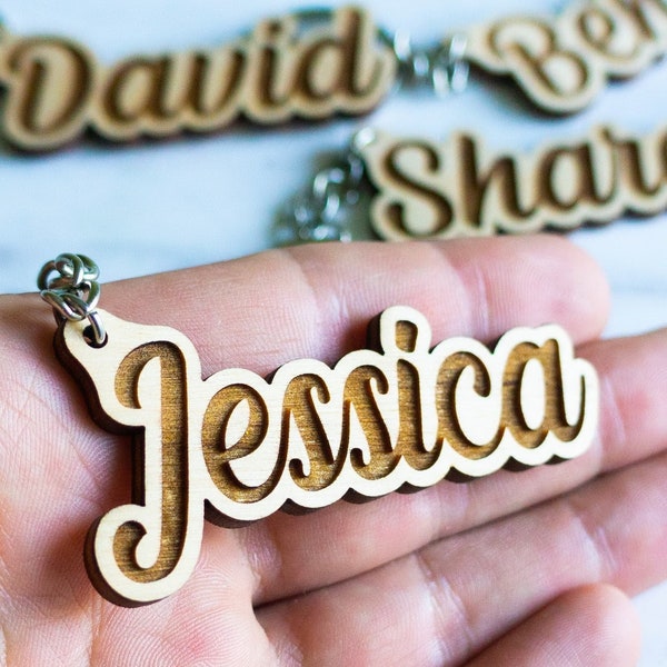 Wood Keychains - Etsy