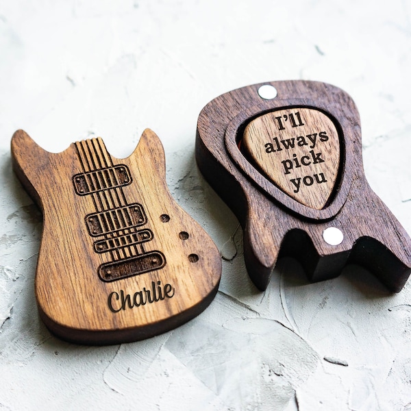 Guitar Pick Box - Etsy