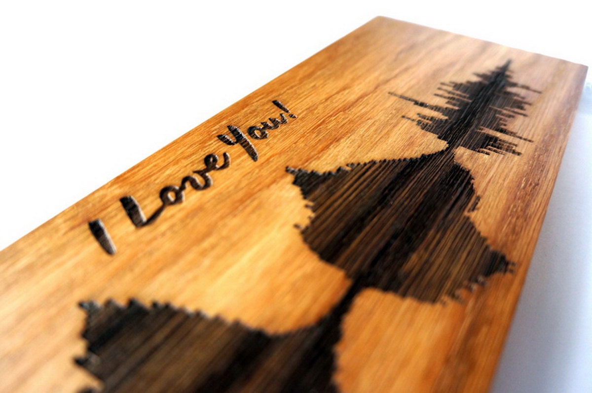 Personalized Sound Wave Art "i Love You", Personalized Sound Wave Art ...