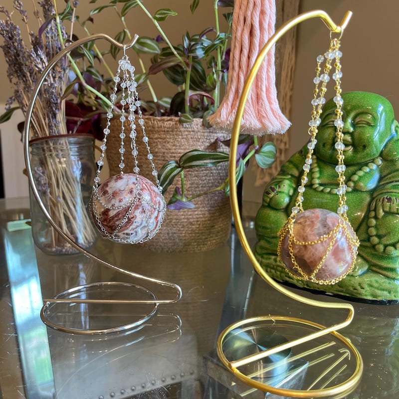 Stone Sphere Stand - Etsy