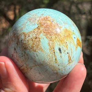 RARE Peruvian Turquoise Sphere NEW FIND, Ethically Sourced - Etsy