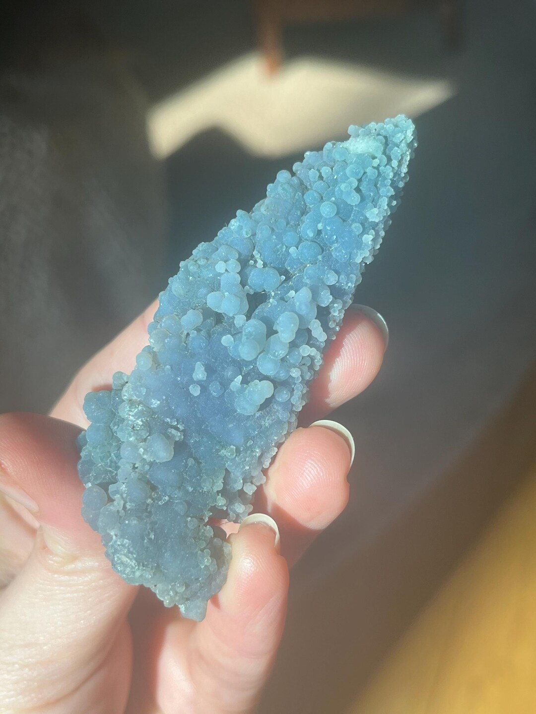 RARE Coloring Blue Grape Agate - Etsy