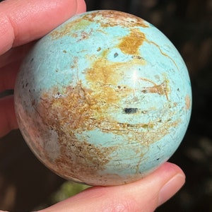 RARE Peruvian Turquoise Sphere NEW FIND, Ethically Sourced - Etsy