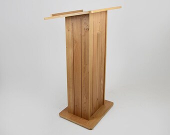 Flat Pack Wooden Lectern Portable Lectern Made in the UK | Etsy UK