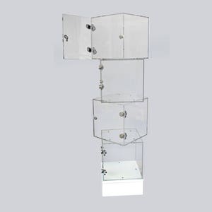 Acrylic Stackable Cubes Lockable Acrylic Display Cubes Made in the UK ...