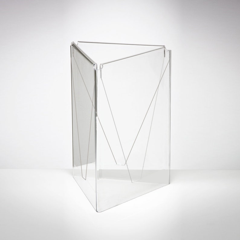 Clear Acrylic Table Talker POS Display Made in the UK - Etsy