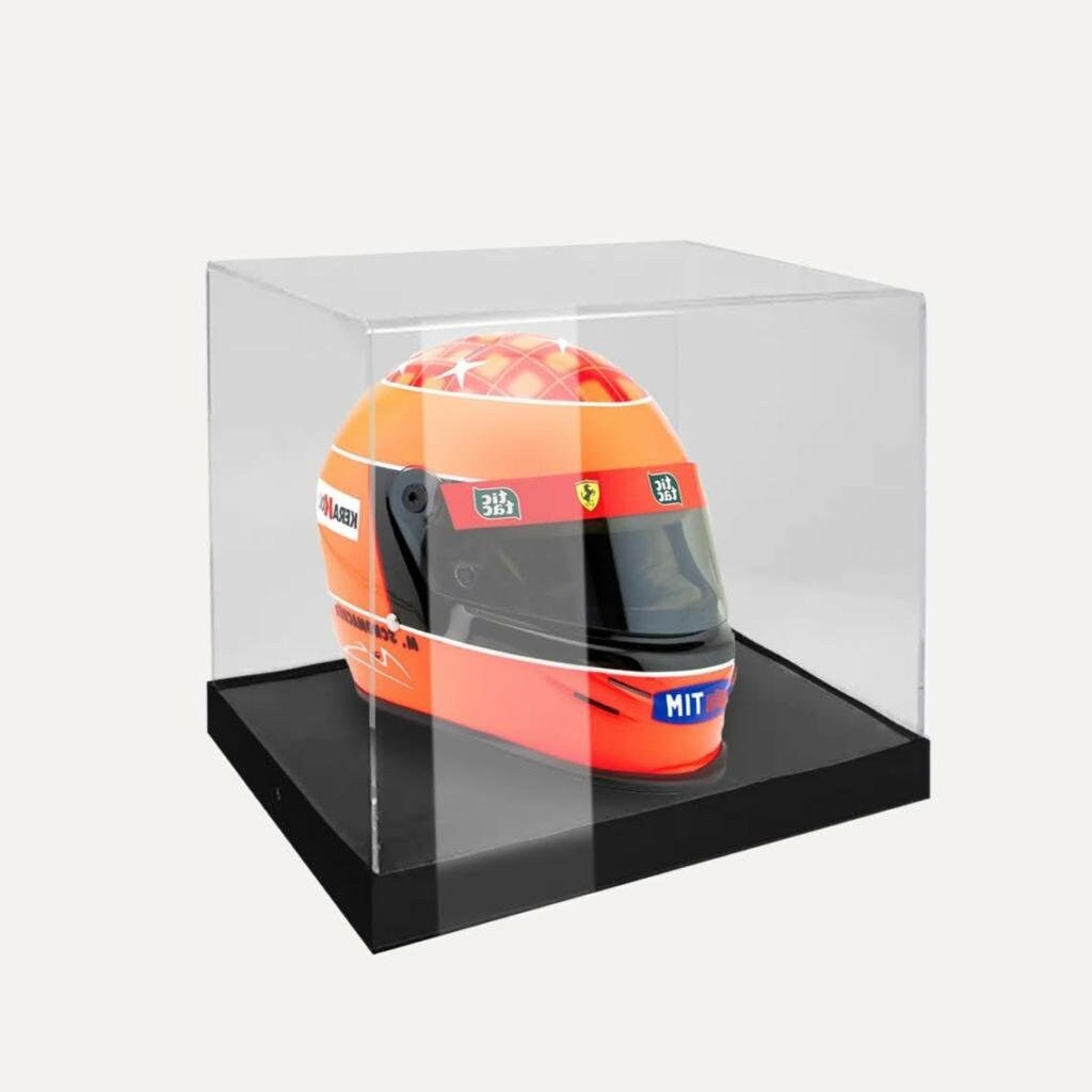F1 Helmet Display Case 1-1 or 1-2 Helmet Size Motorsport Helmet Display ...