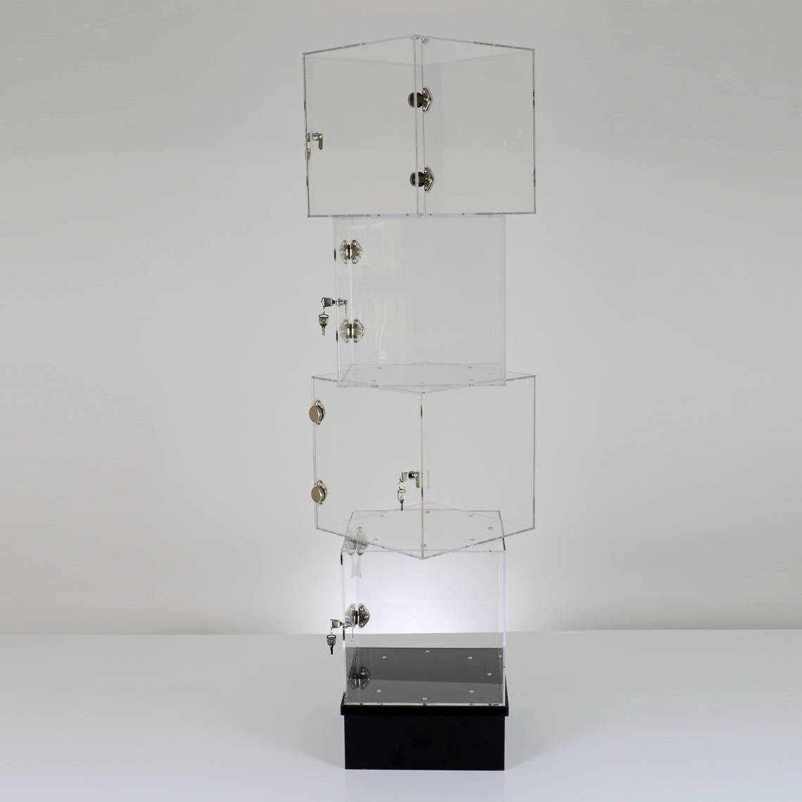 Acrylic Stackable Cubes Lockable Acrylic Display Cubes - Etsy