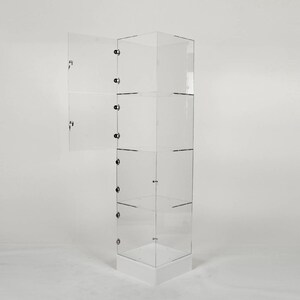 Acrylic Stackable Cubes Lockable Acrylic Display Cubes Made in the UK ...