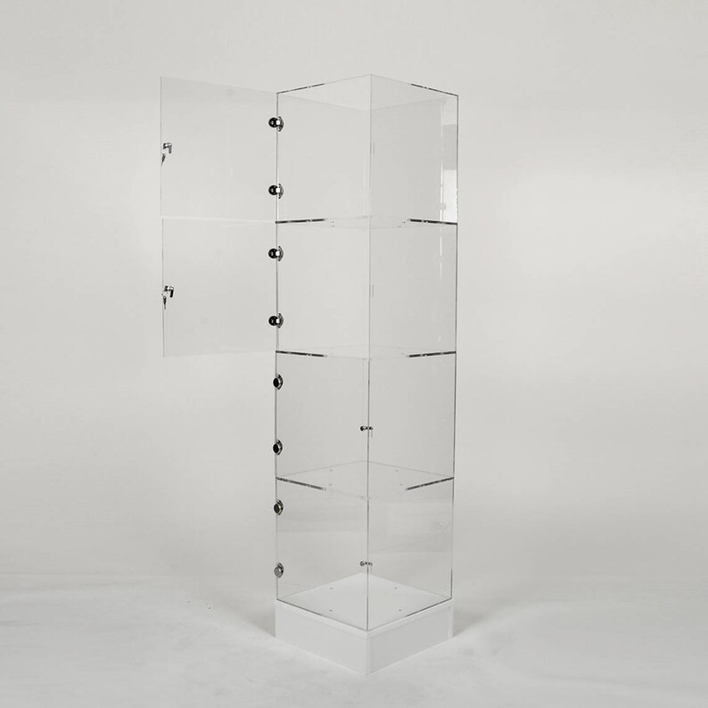 Acrylic Stackable Cubes Lockable Acrylic Display Cubes | Etsy