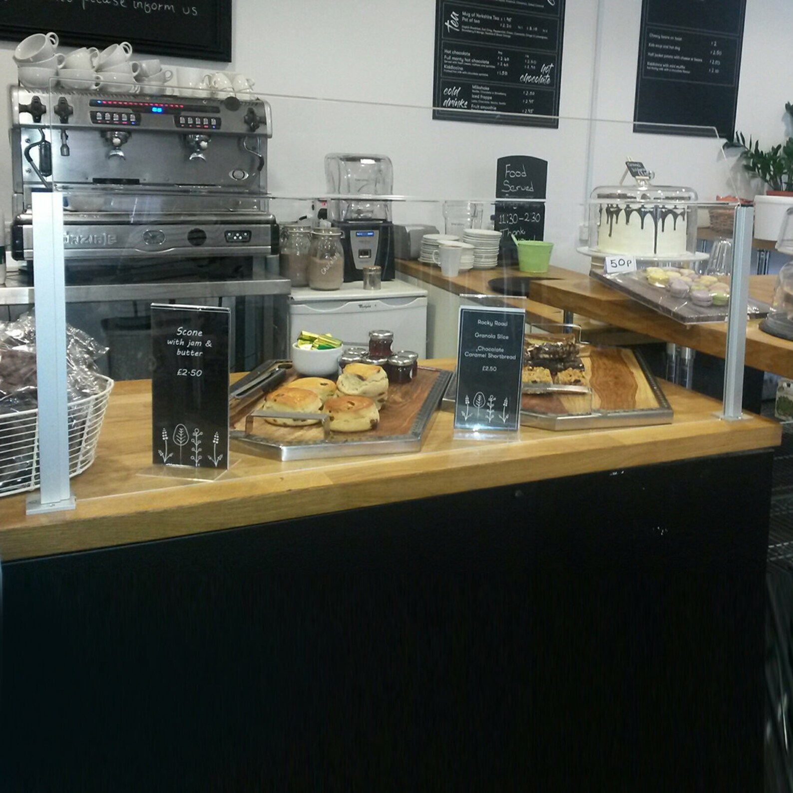 Countertop Food Display Screen Countertop Acrylic Screen | Etsy