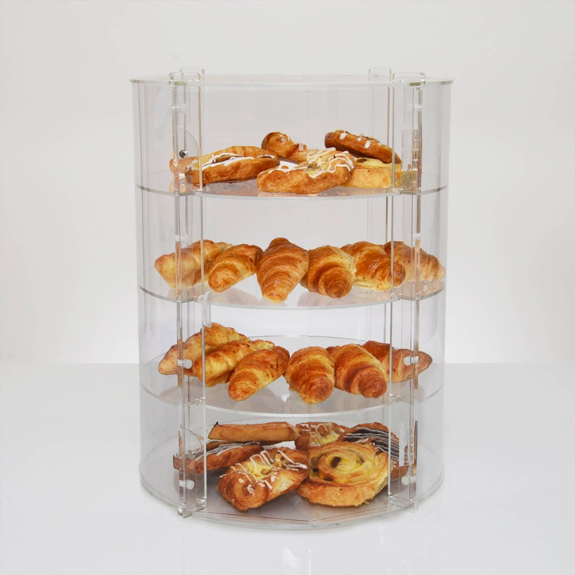 Round Display Cabinet Acrylic Display Case Made in the UK - Etsy UK