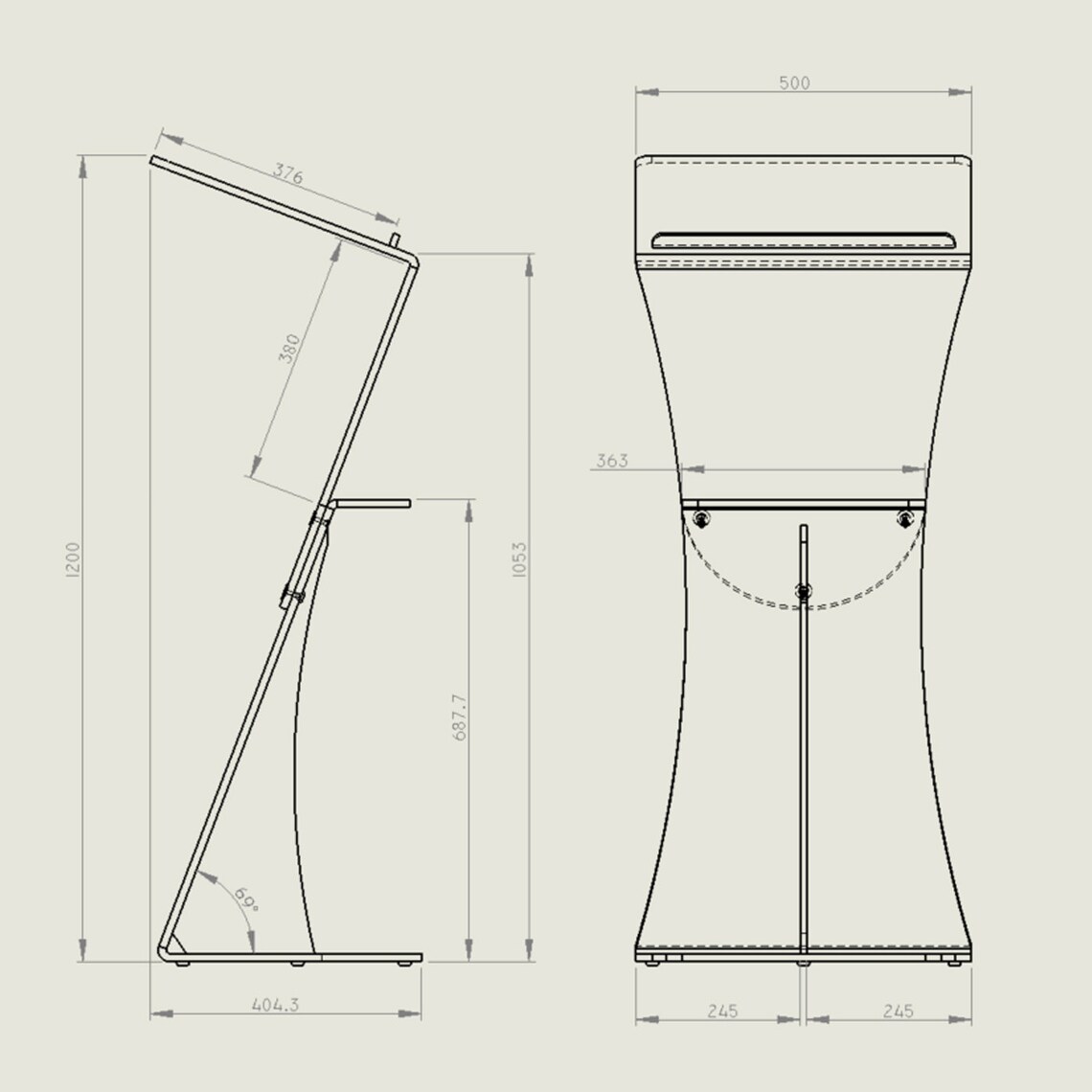 Perspex Lectern Clear Acrylic Lectern Made in the UK - Etsy UK