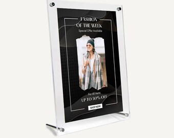 Perspex Photo Frame - Etsy UK