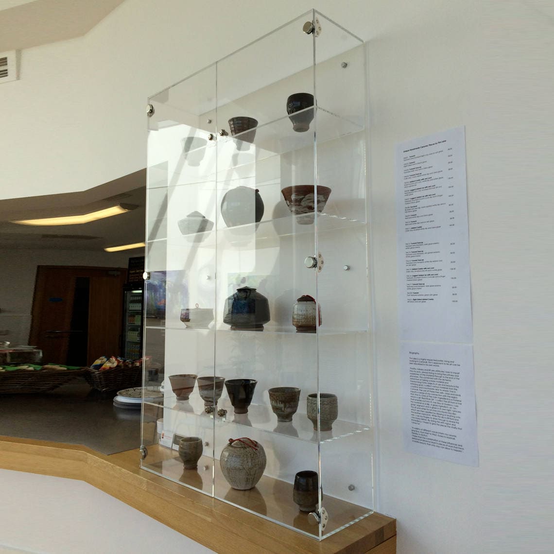 Wall Mounted Display Case Acrylic Display Cabinet Made in | Etsy UK