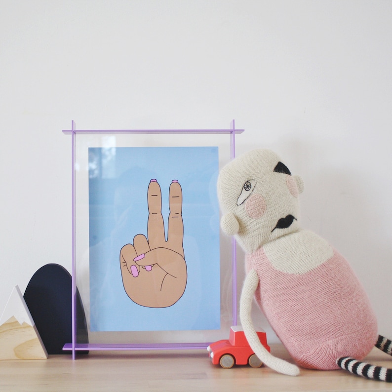 Acrylic box frame A4 frame perspex frame floating frame | Etsy