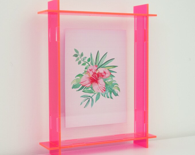 Small Acrylic Box Frame A6 Perspex Frame Floating Frame 3D Frame ...