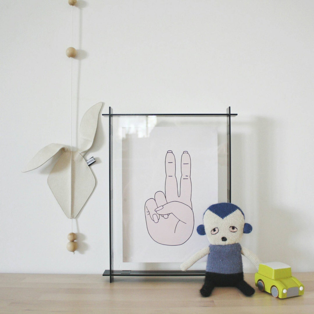 A4 Acrylic Box Frame Black / A4 Frame / Perspex Frame / Floating Frame ...