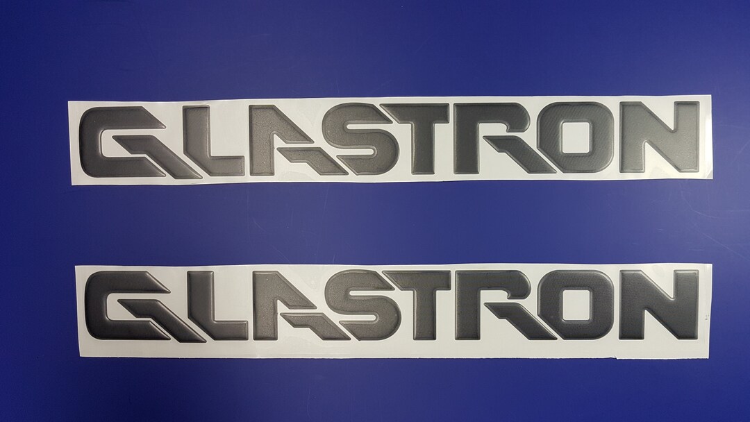 Glastron Boat Emblems 22" Black + FREE FAST Delivery DHL Express ...