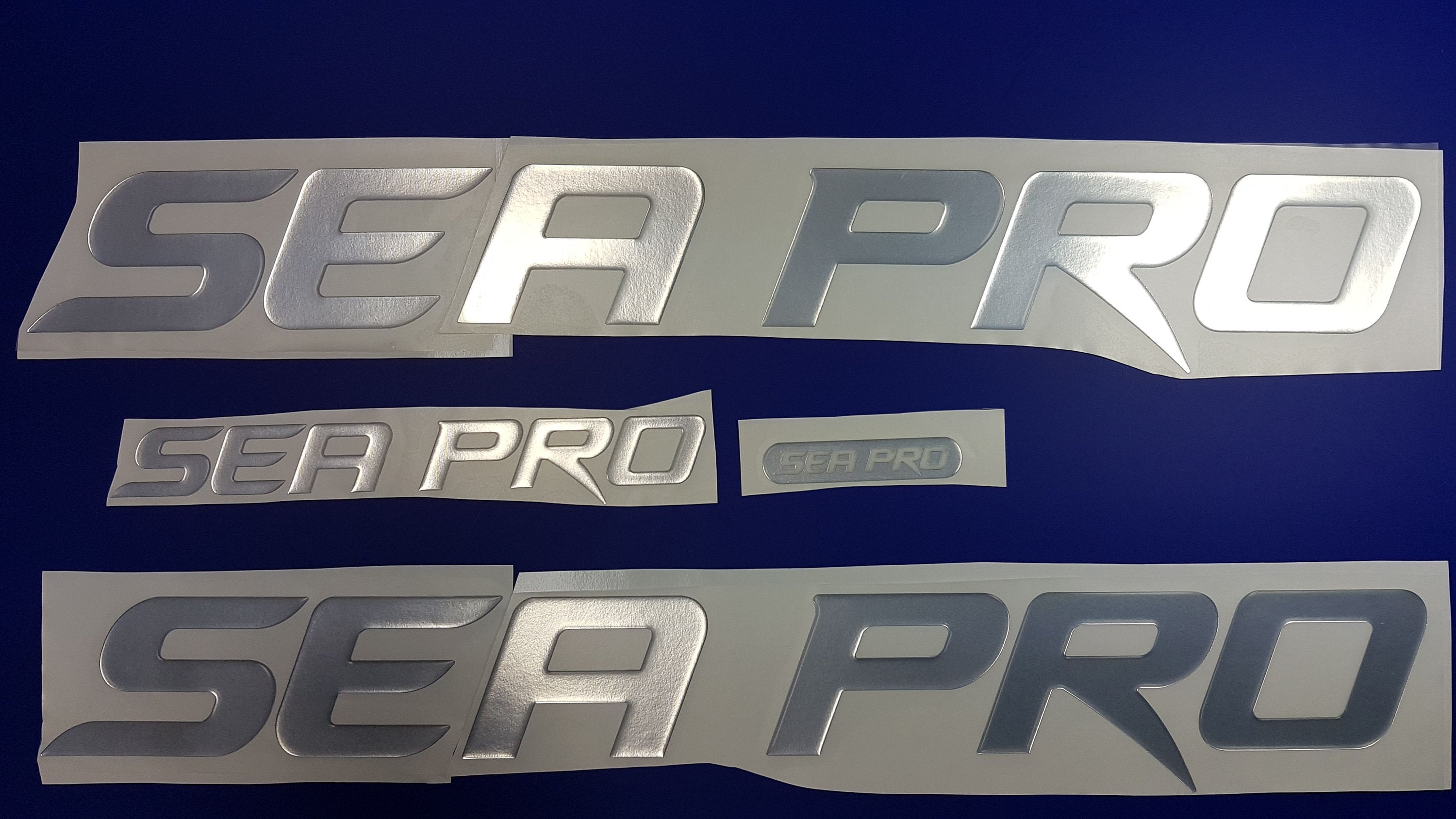 Sea Pro Boat Emblems 38 Chrome FREE FAST Delivery DHL - Etsy Denmark