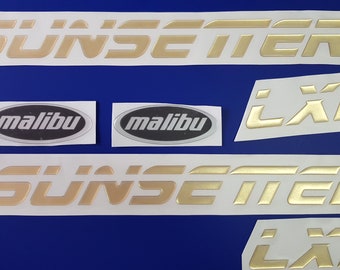 Malibu Boat Stickers - Etsy