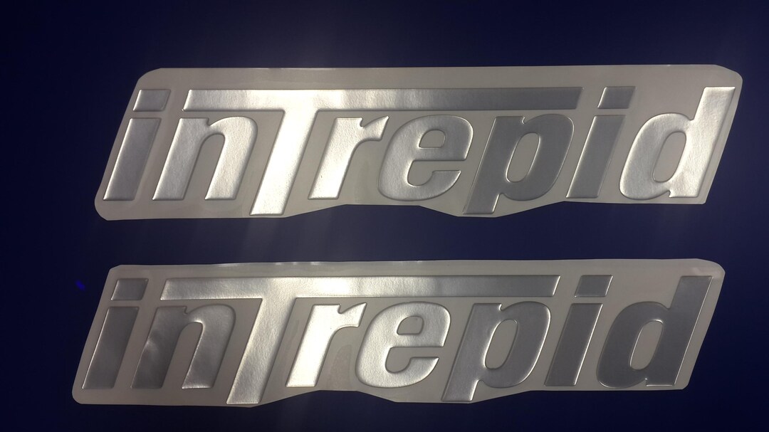 Intrepid Boats Emblems 22" Chrome + FREE FAST Delivery DHL Express ...