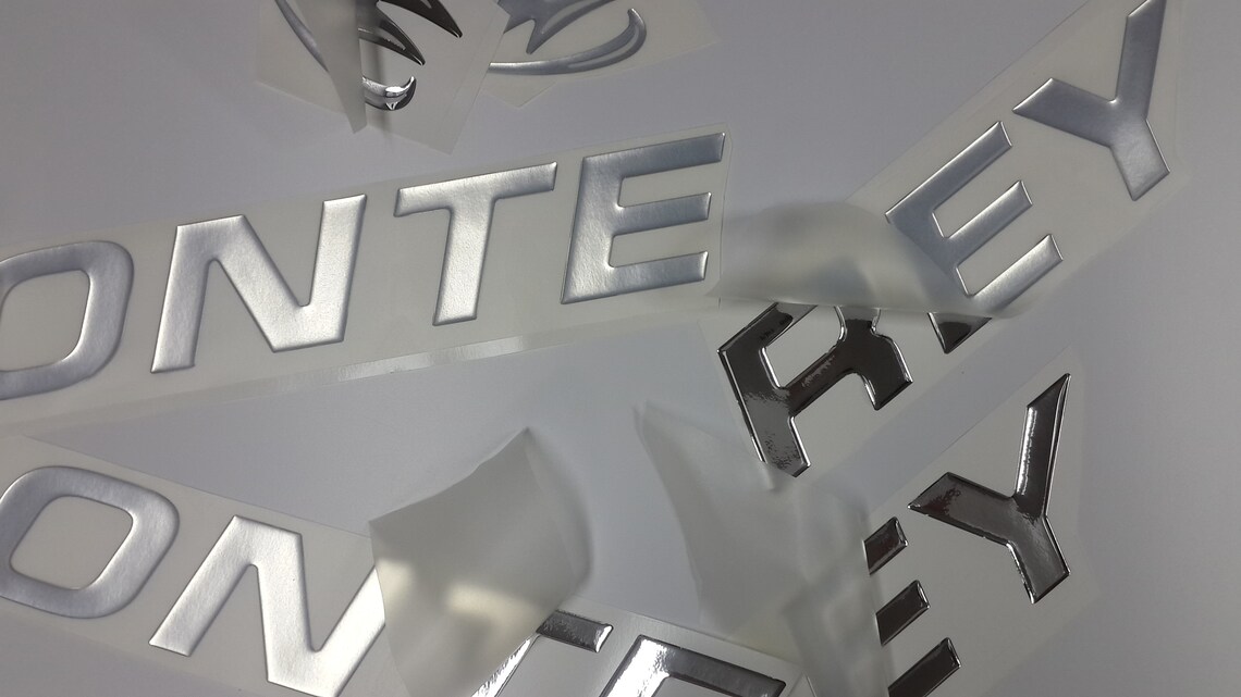 Monterey Boat Emblems 20" Chrome + FREE FAST Delivery DHL Express ...
