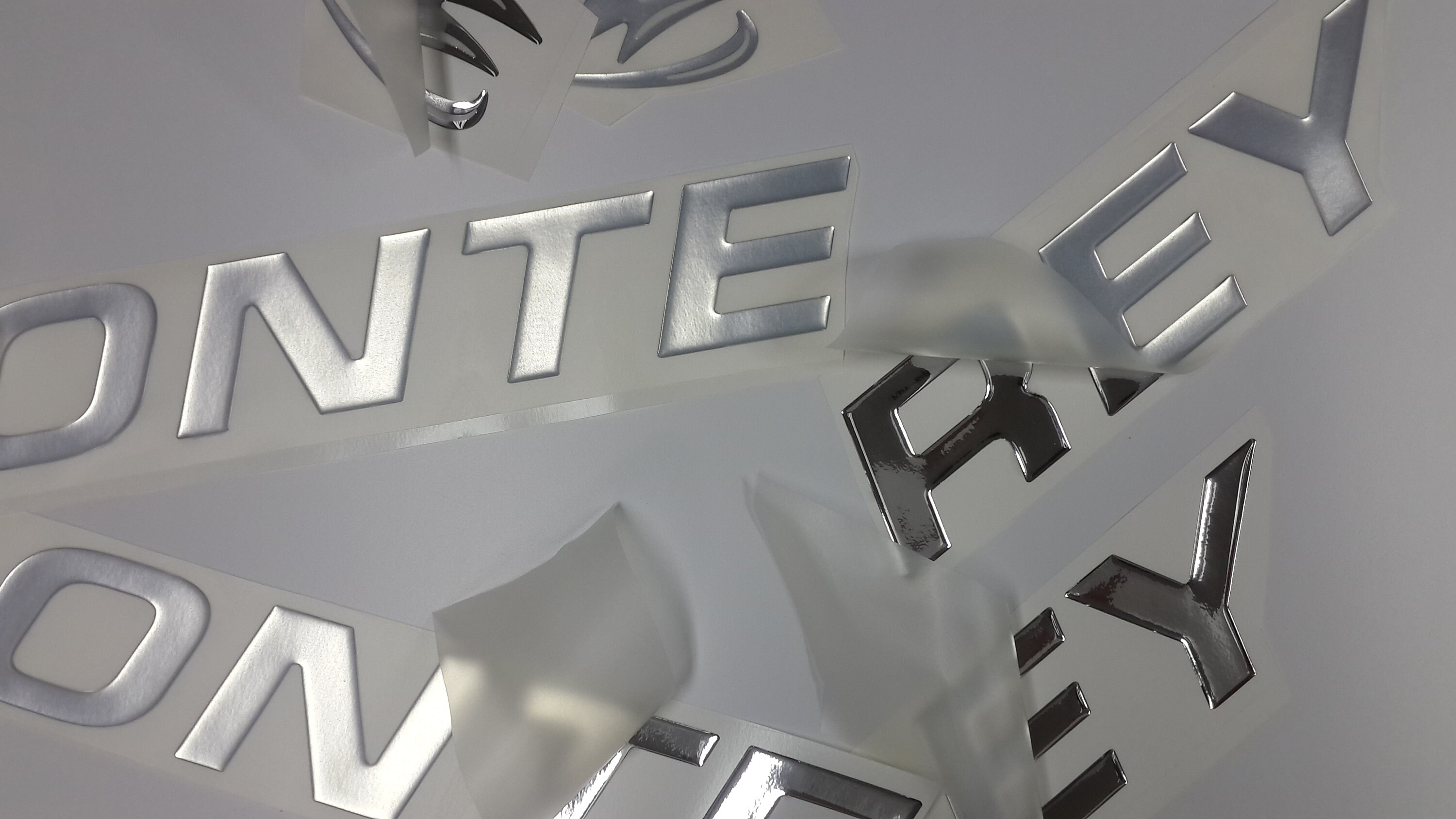 Monterey Boat Emblems 20" Chrome + FREE FAST Delivery DHL Express ...