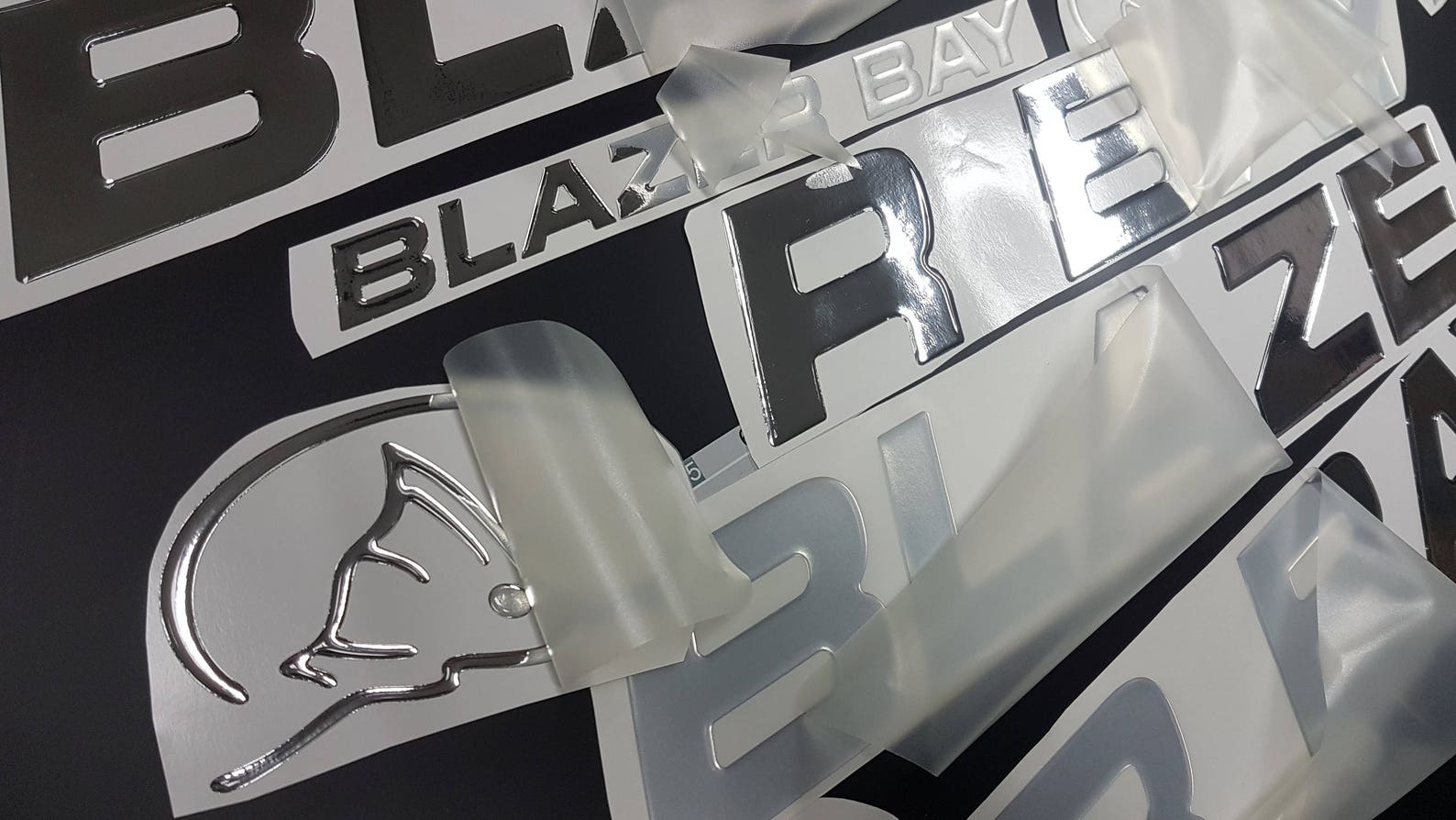 Blazer Bay Boat Emblems 43" + FREE FAST Delivery DHL Express - Stickers ...
