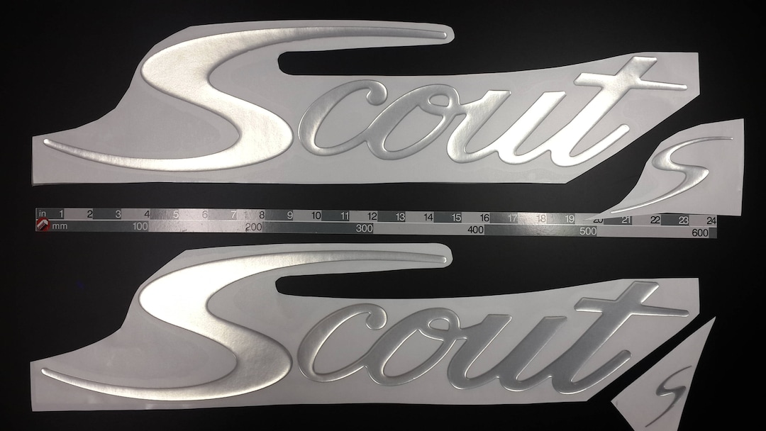 Scout Boat Emblems 22" + FREE FAST Delivery DHL Express - Stickers Set ...