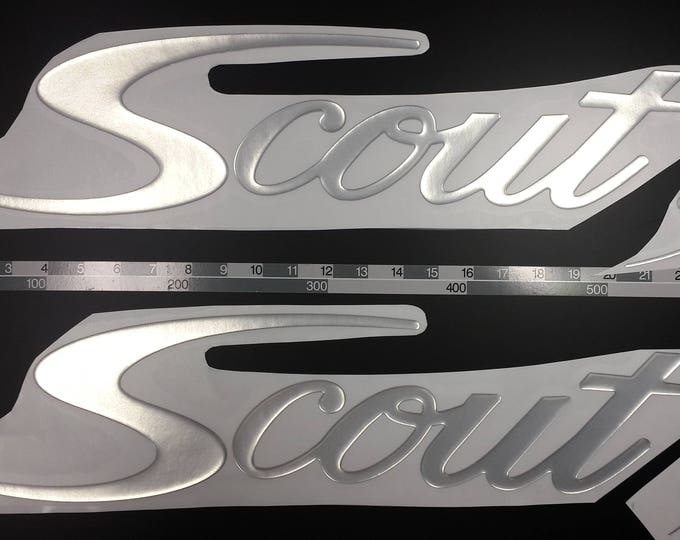 Scout Boat Emblems 22" + FREE FAST Delivery DHL Express - Stickers Set ...